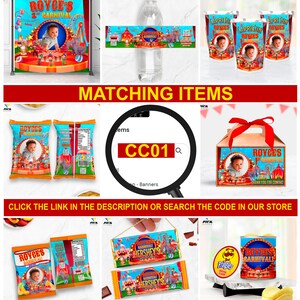 Carnival Gable Box Label | Carnival Printable Label | Carnival Box ...