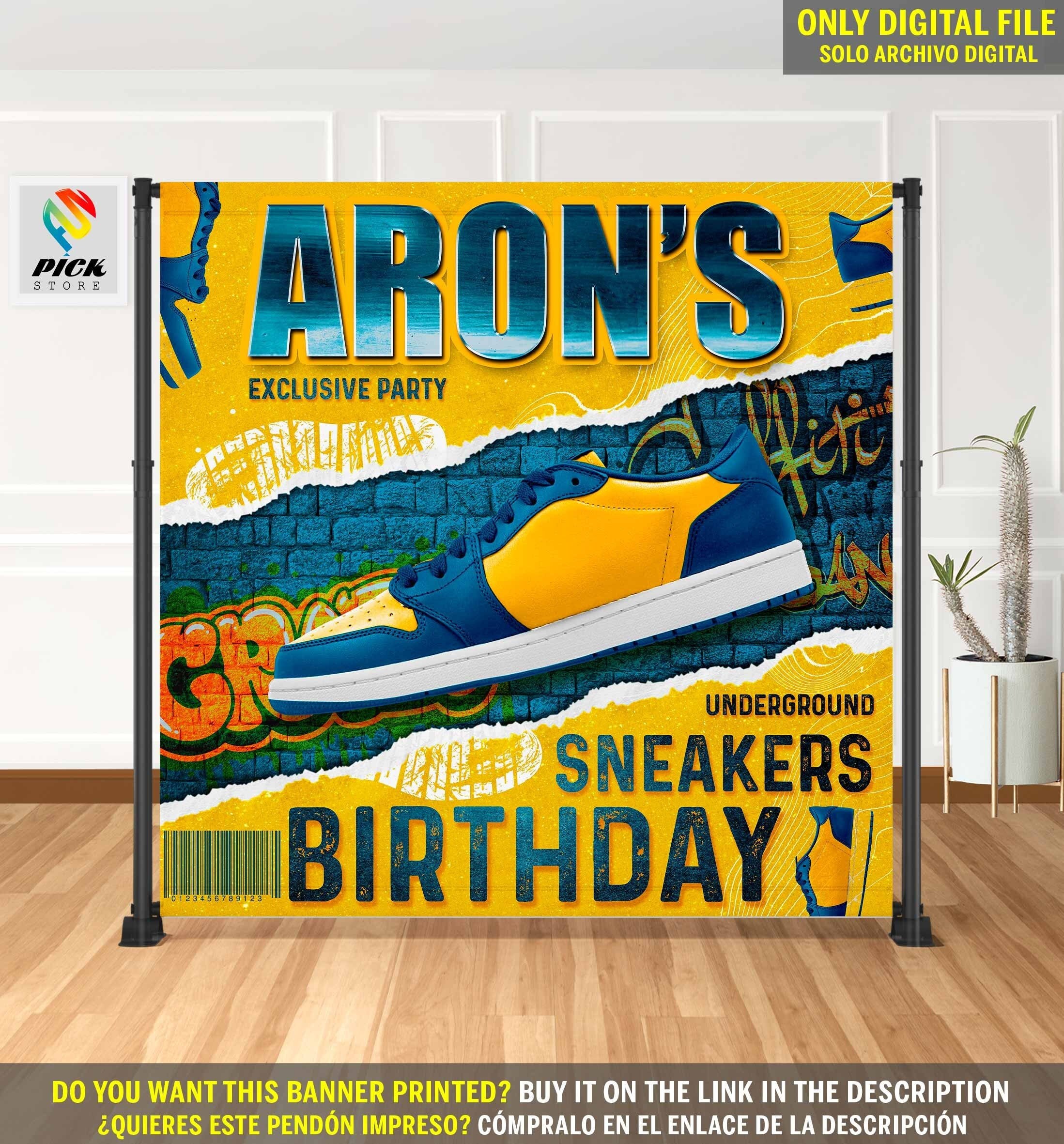 DIGITAL FILE Sneaker Ball Backdrop Sneaker Ball Banner - Etsy