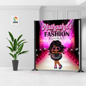 Fashion Show Backdrop | Runway Show Banner | Catwalk Show Party ...