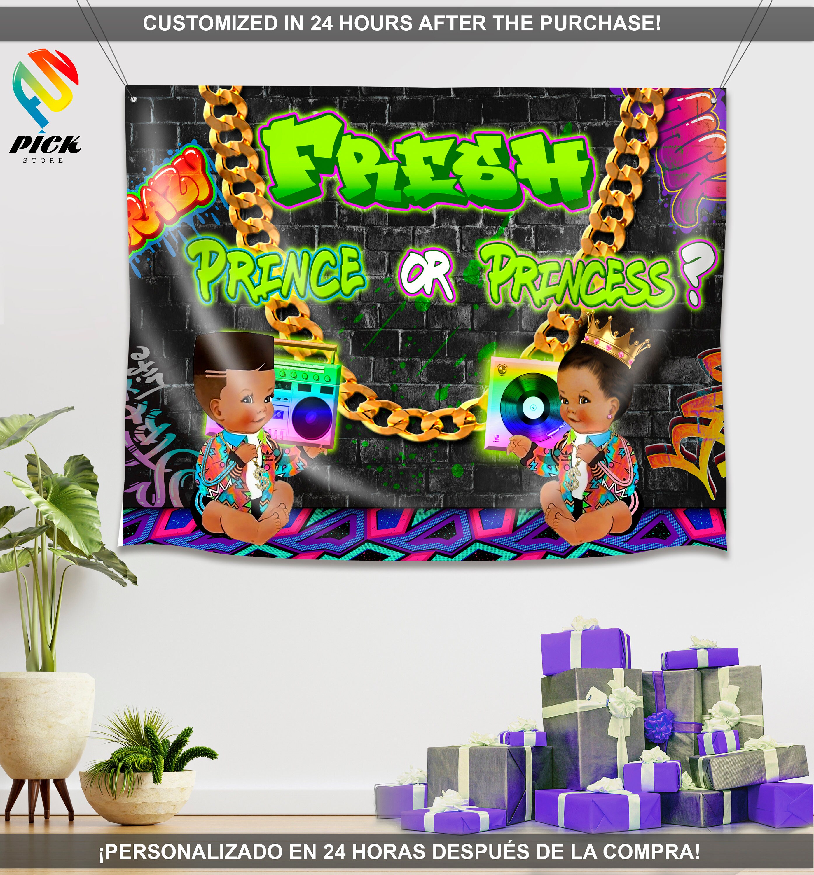 DIGITAL FILE Fresh Babies Backdrop Fresh Prince Banner - Etsy