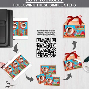 Carnival Gable Box Label | Carnival Printable Label | Carnival Box ...