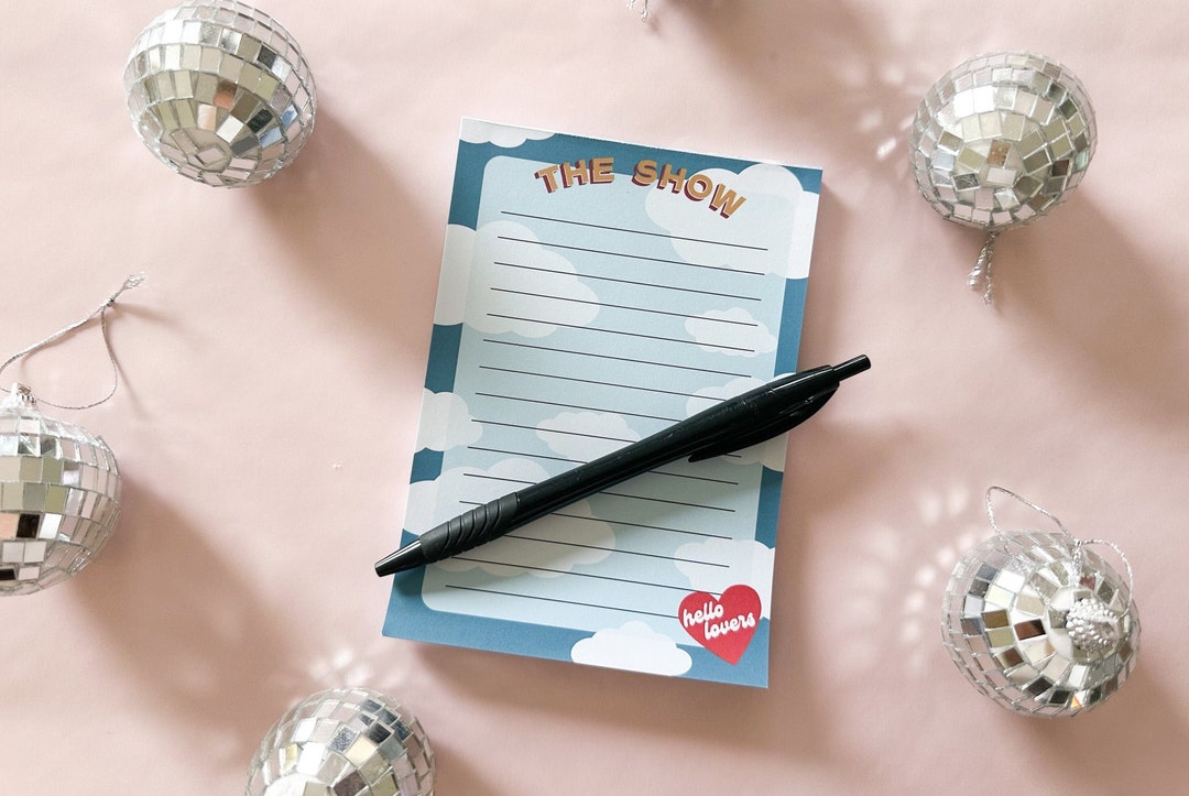 The Show A6 Notepad, Niall Horan Inspired - Etsy