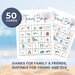 Printable Travel Picture Bingo Game. Bingo Activity Cards for Your ...