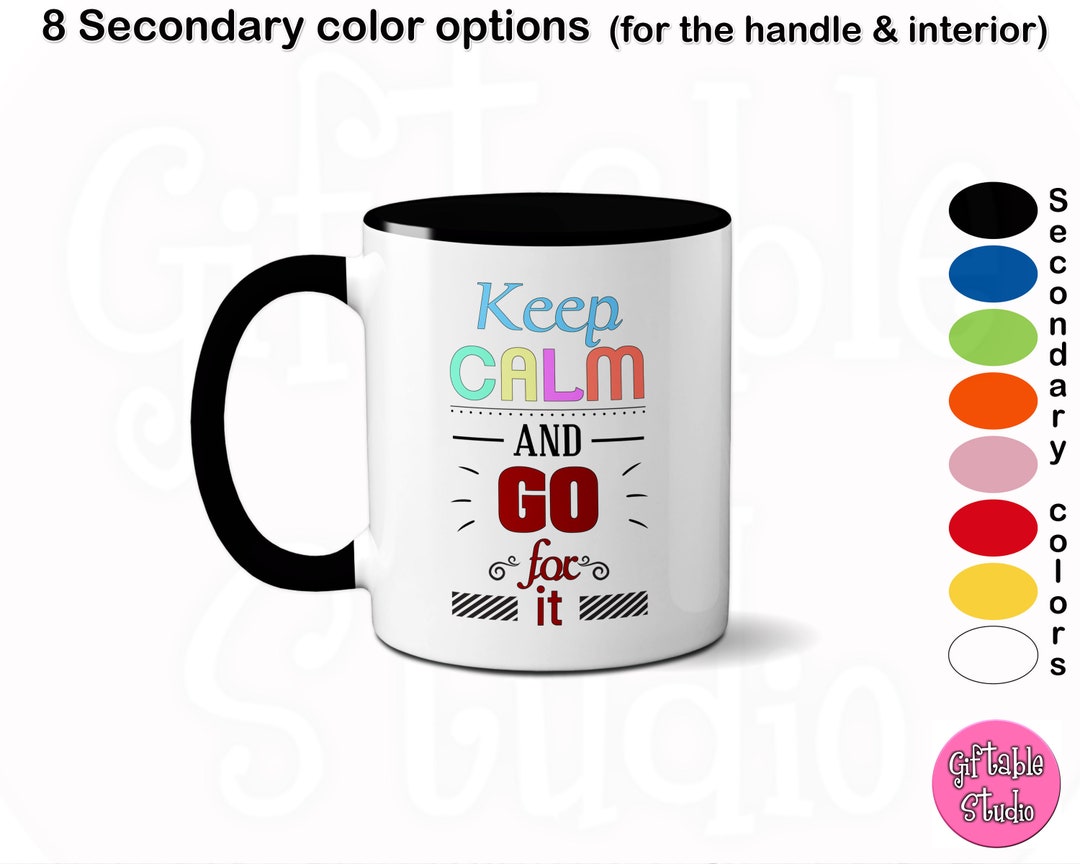 Unique Inspirational Mug, Positive Quote Mug, Coffee Lover Gift, Think ...