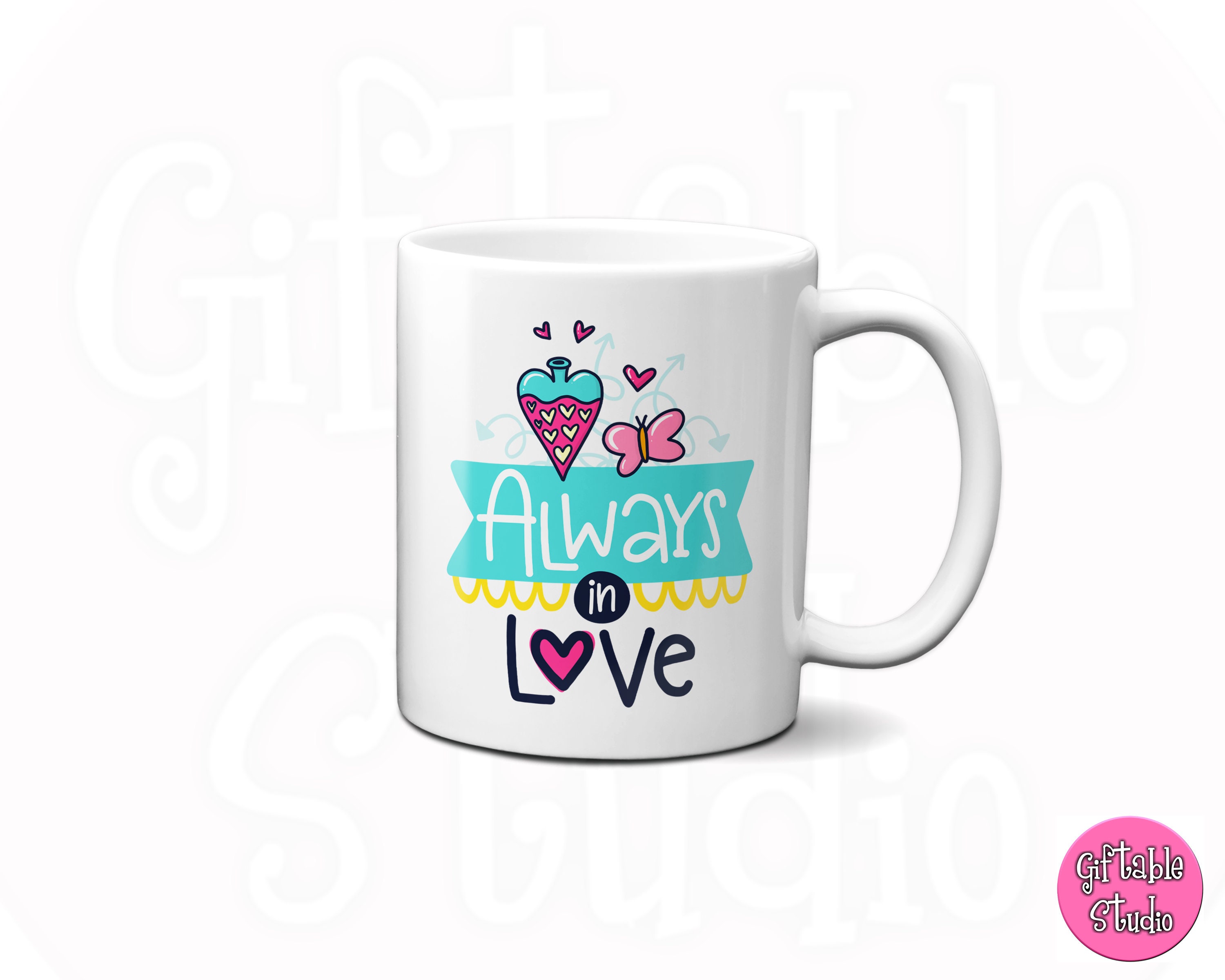 Love Mug, Lovely Coffee Mug, Valentine Gift, Love Quote Coffee Mug ...