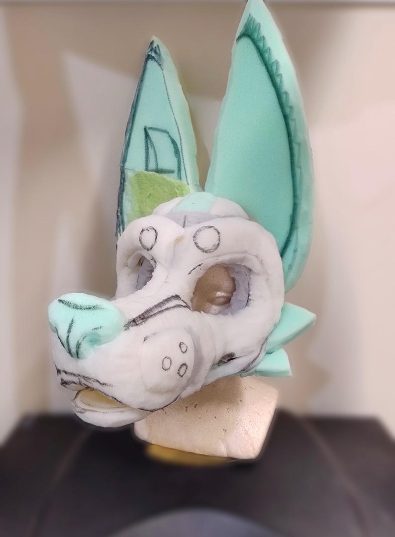 Wolf Fursuit Head Bace - Etsy
