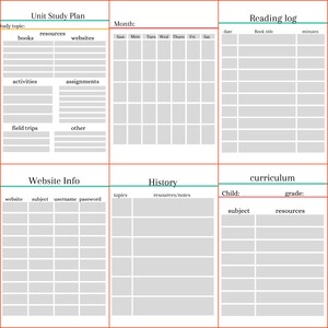 Homeschool Planner - Teacher Planner - Mom Planner - Complete ...