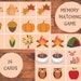 Fall Memory Game - Memory Game - Printable Game - Memory Matching Game ...