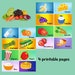 Flashcards - Food Cards - Toddler Flashcards - Pdf Printable Cards ...