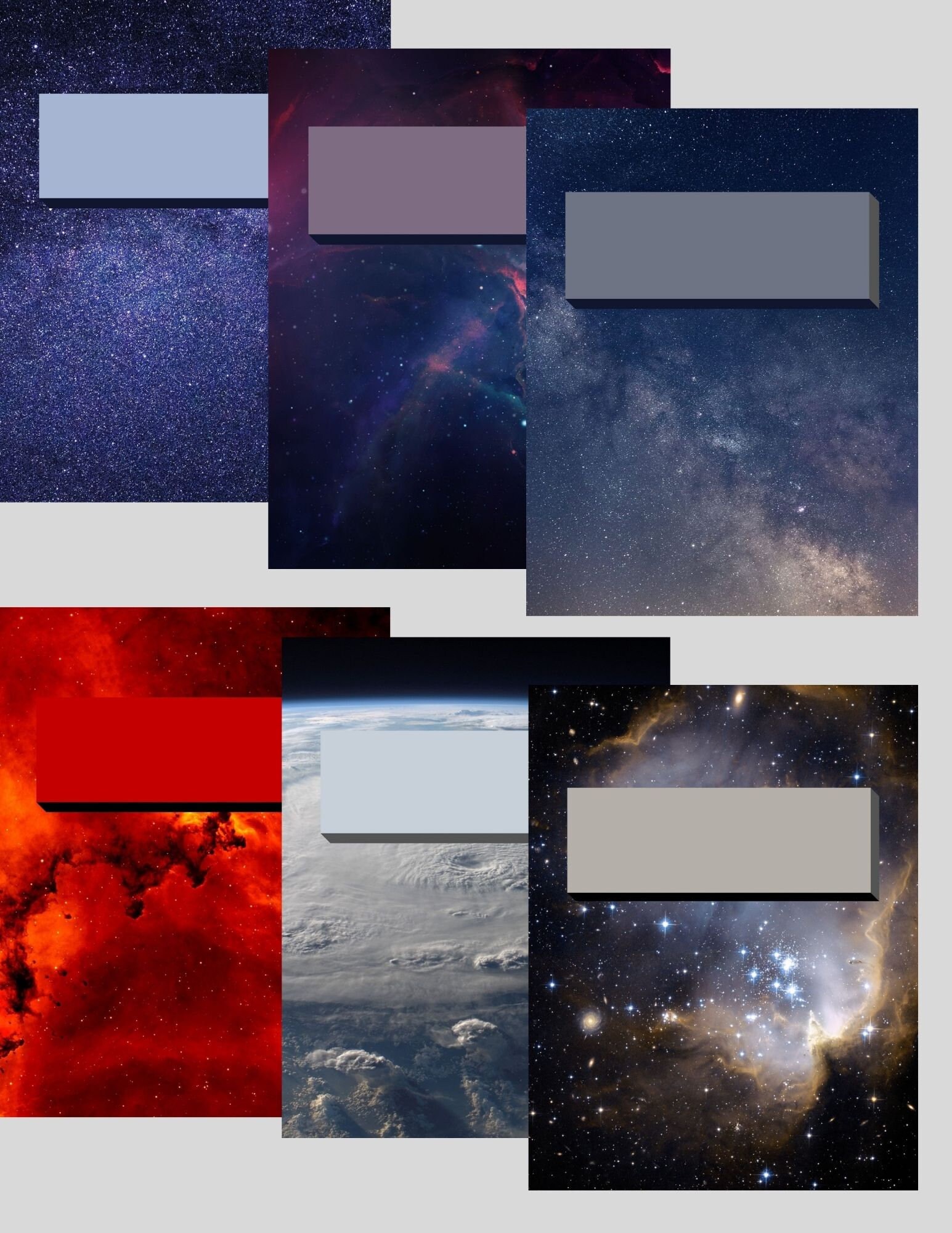 Space Binder Covers Binder Covers Outer Space - Etsy Hong Kong