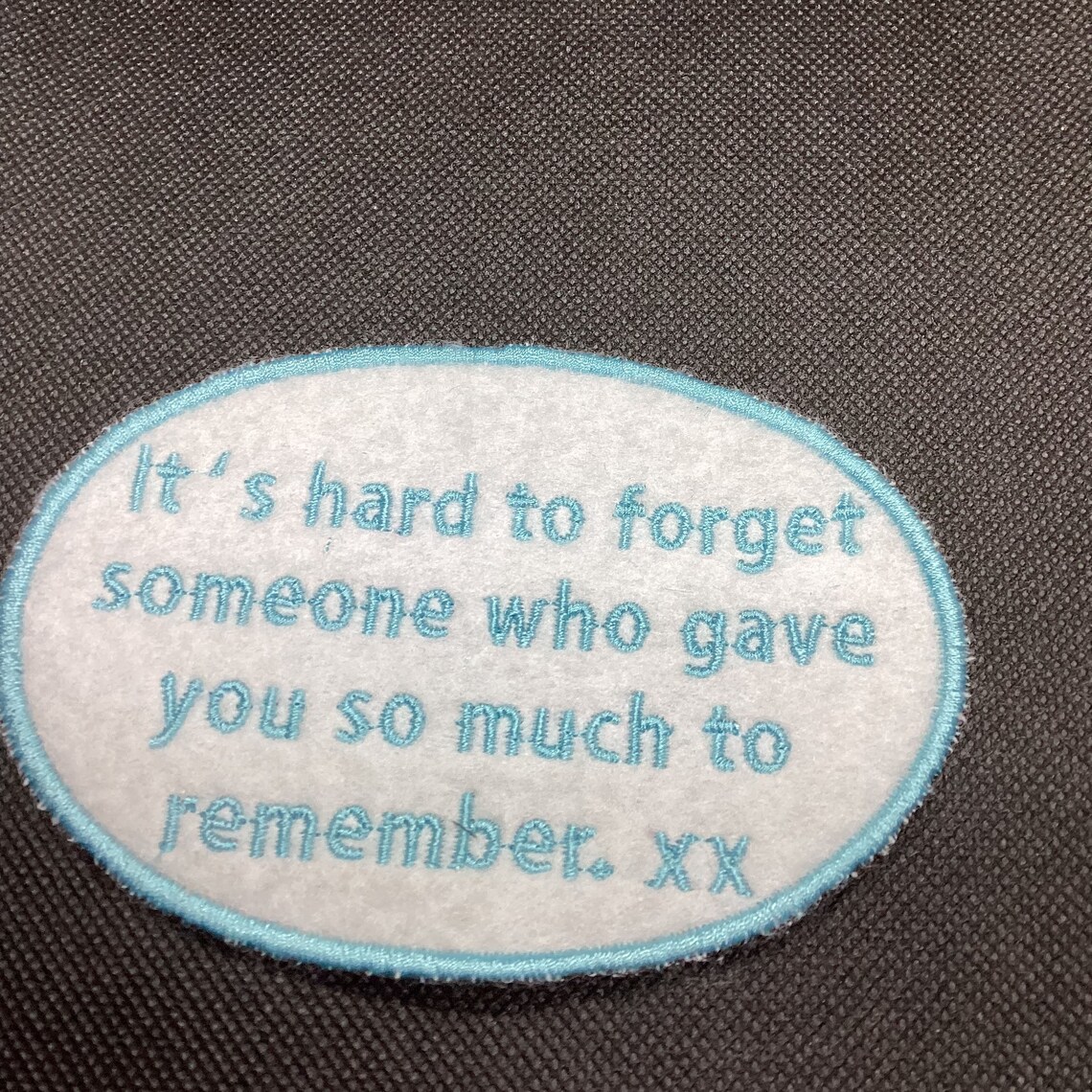 Memory Patch Digital Design for Machine Embroidery Remembrance Verse ...
