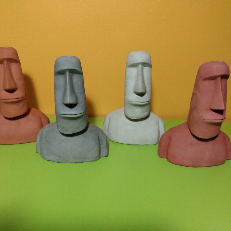 Moai Easter Island Head - Etsy
