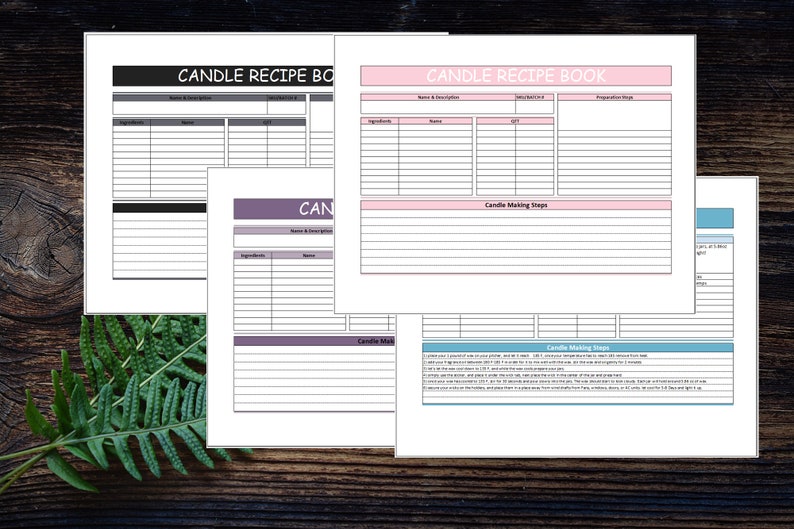 Candle Making Spreadsheet, Wicking, Wax, Fragrance Load Calculator, and ...