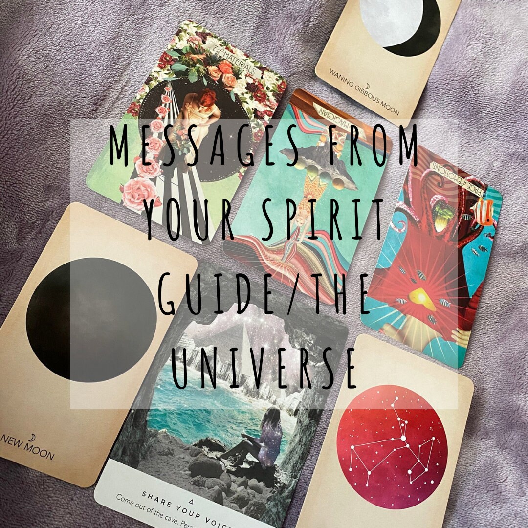 Tarot Reading Messages From Your Spirit Guide/the Universe - Etsy