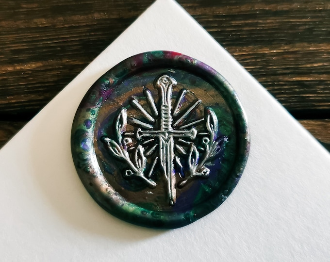 Sword Wax Seal Stamp: Letter Stamp for Snail Mail - Etsy