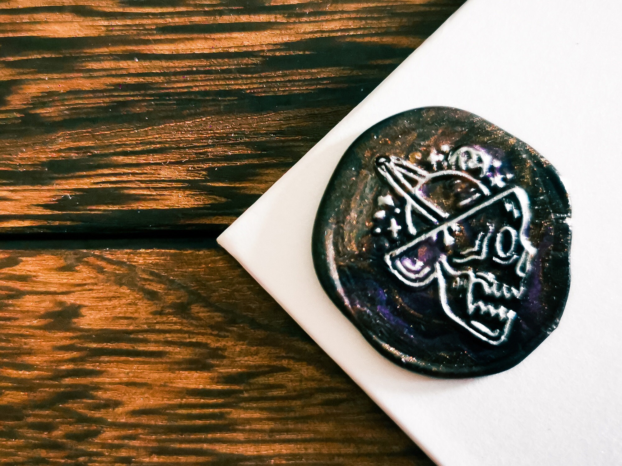 Wax Seal Stampwax Seal Galaxy Skullsealing Stampwax Stamp - Etsy