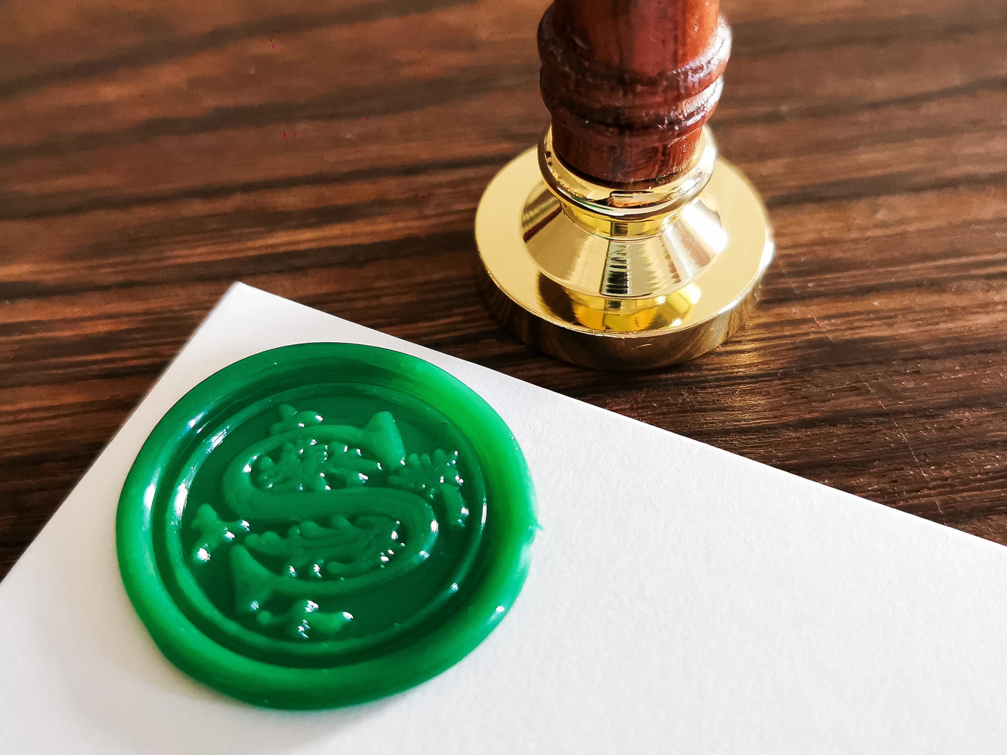 Wax Seal Stamp Initial CustomSealing Wax Stamp KitInitials | Etsy