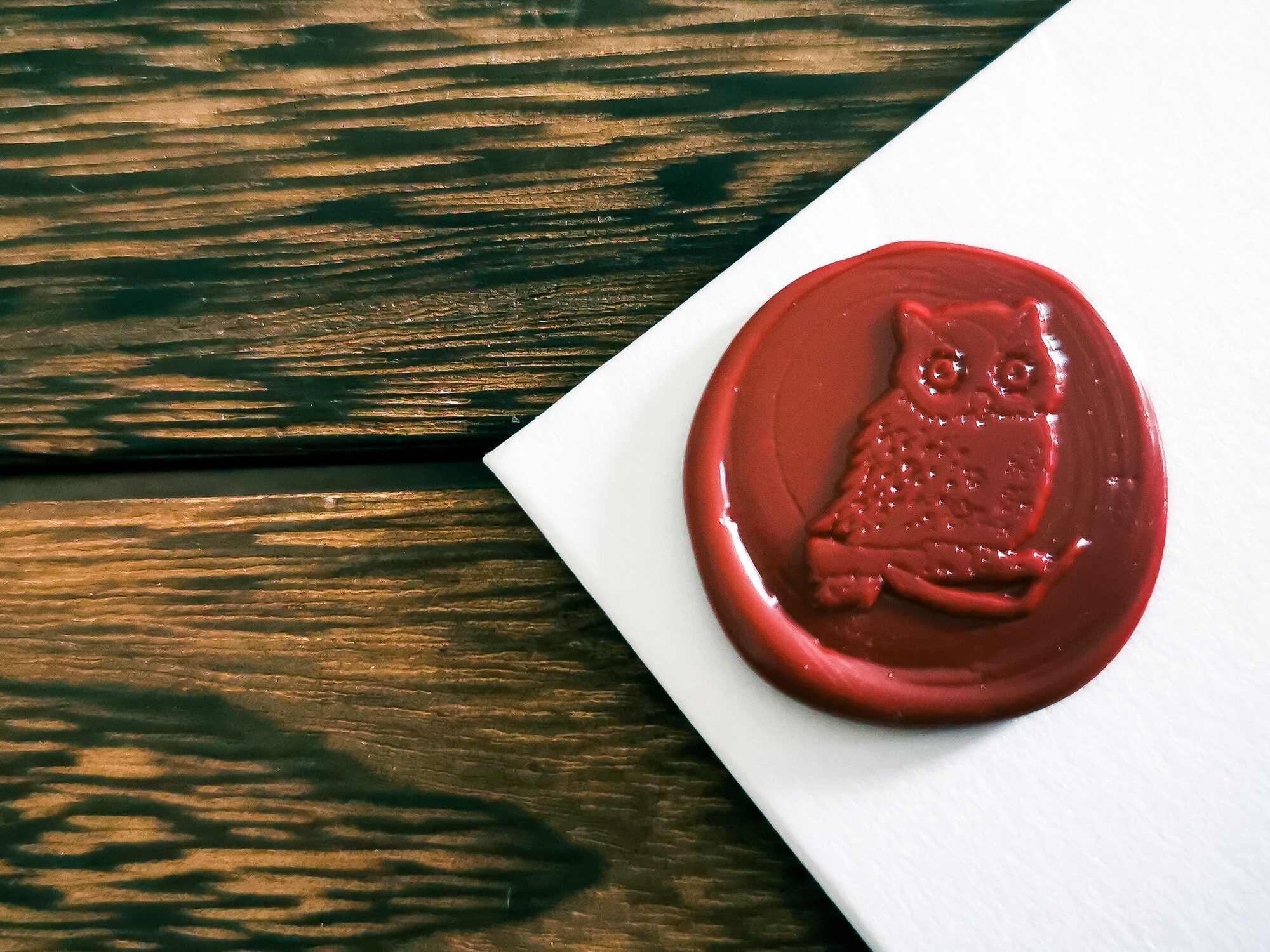 Wax Seal OwlWax Seal StampWax Stamp HeadEnvelope and | Etsy