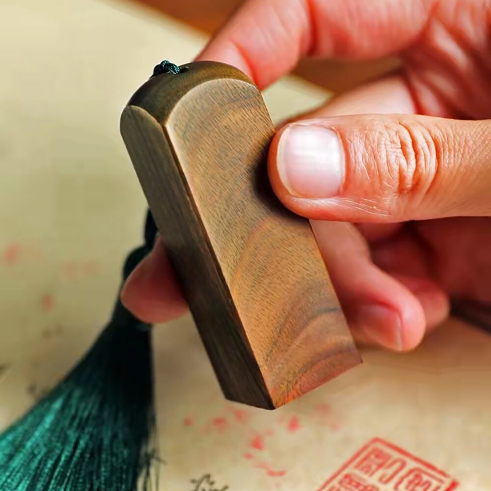 Chinese Name Chop Seal Stamp Customtraditional Calligraphy - Etsy Canada