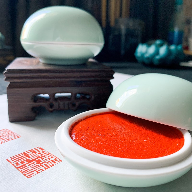 Red Stamp Pad Chinese - Etsy
