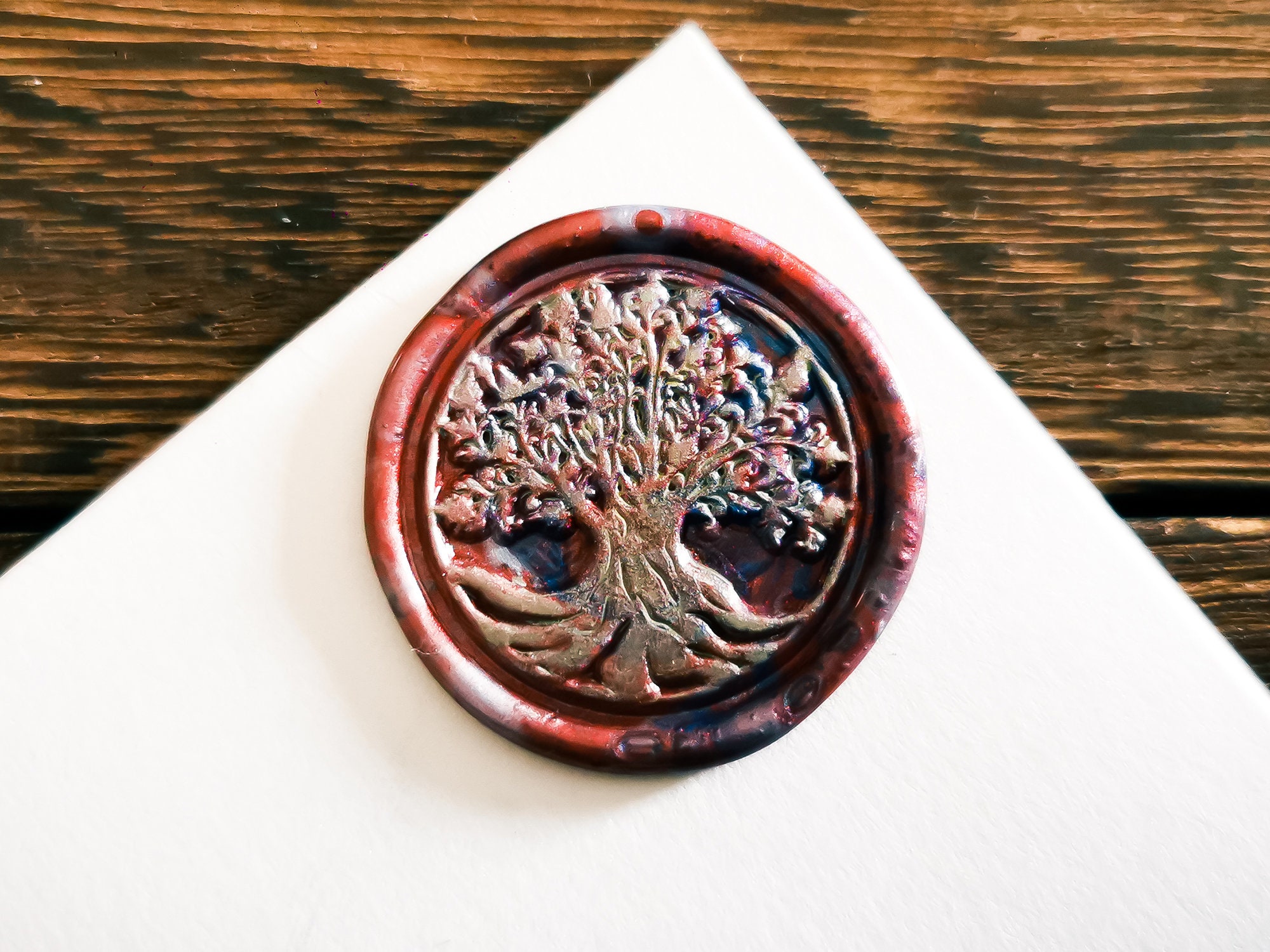Wax Seal Stamp the Tree of Lifewax Seal Headwax Sealing - Etsy