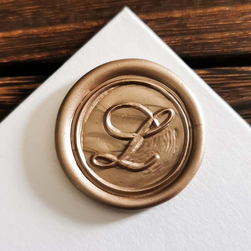 Initial Wax Seal - Etsy