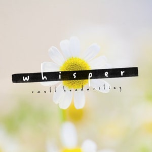 Whisper Font, Handwritten Font, Handwriting, Simple Font, Small Letter ...