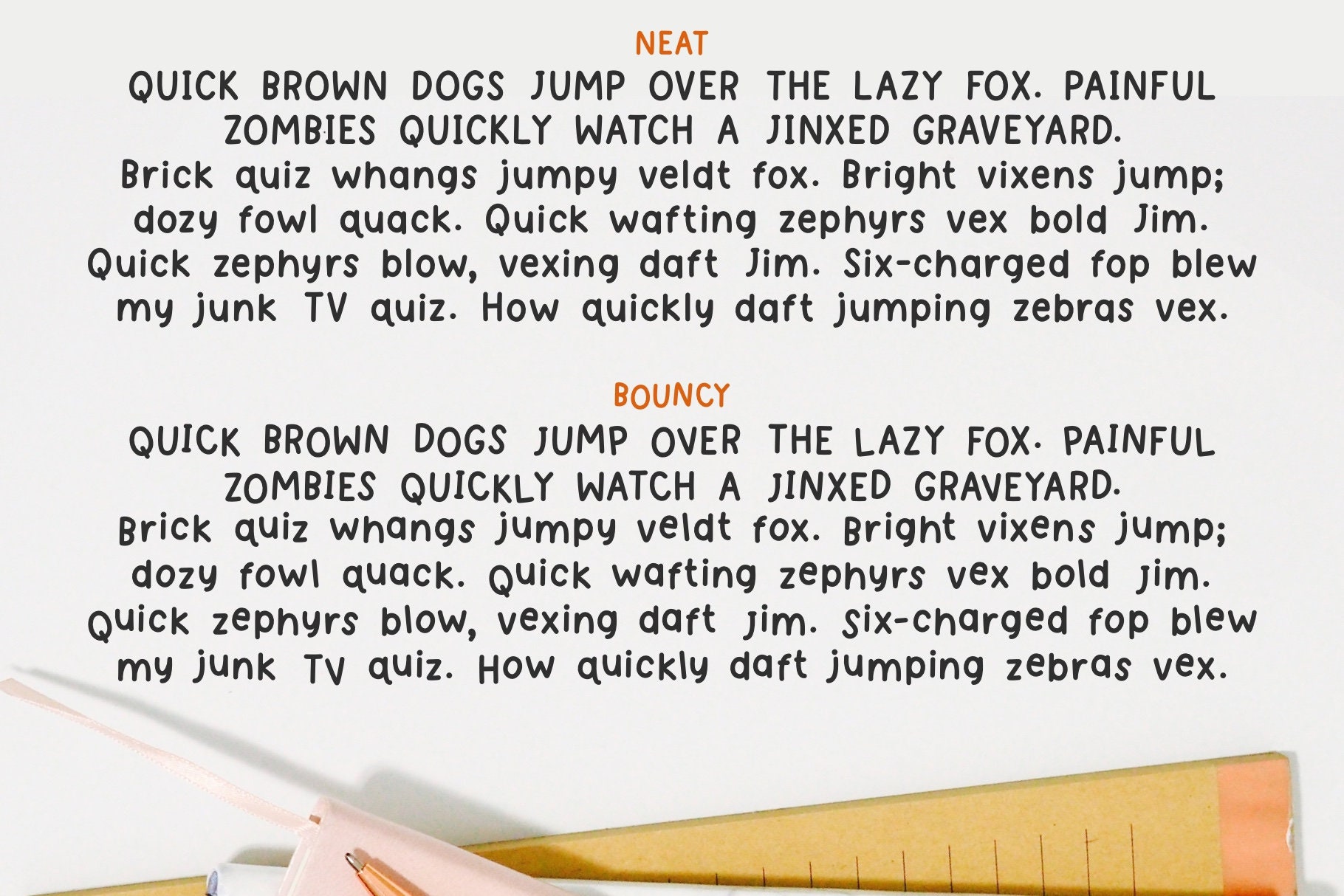 Cute Handwritten Font Handwriting Font Neat Handwriting Bouncy Font ...