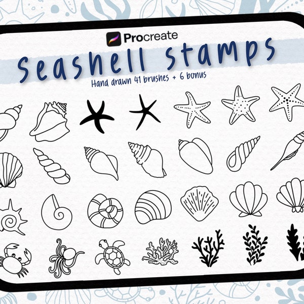 Sea Shell Stamp - Etsy