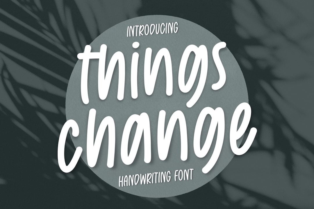 Casual Handwriting Font Casual Handwritten Digital Handwriting Font ...