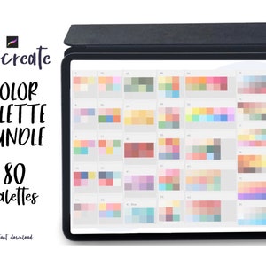 Procreate Color Palette Bundle - Etsy