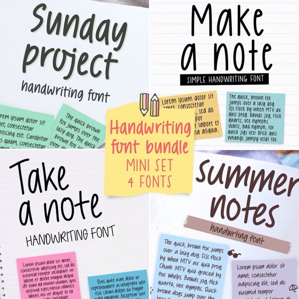 Handwriting Notebook - Etsy