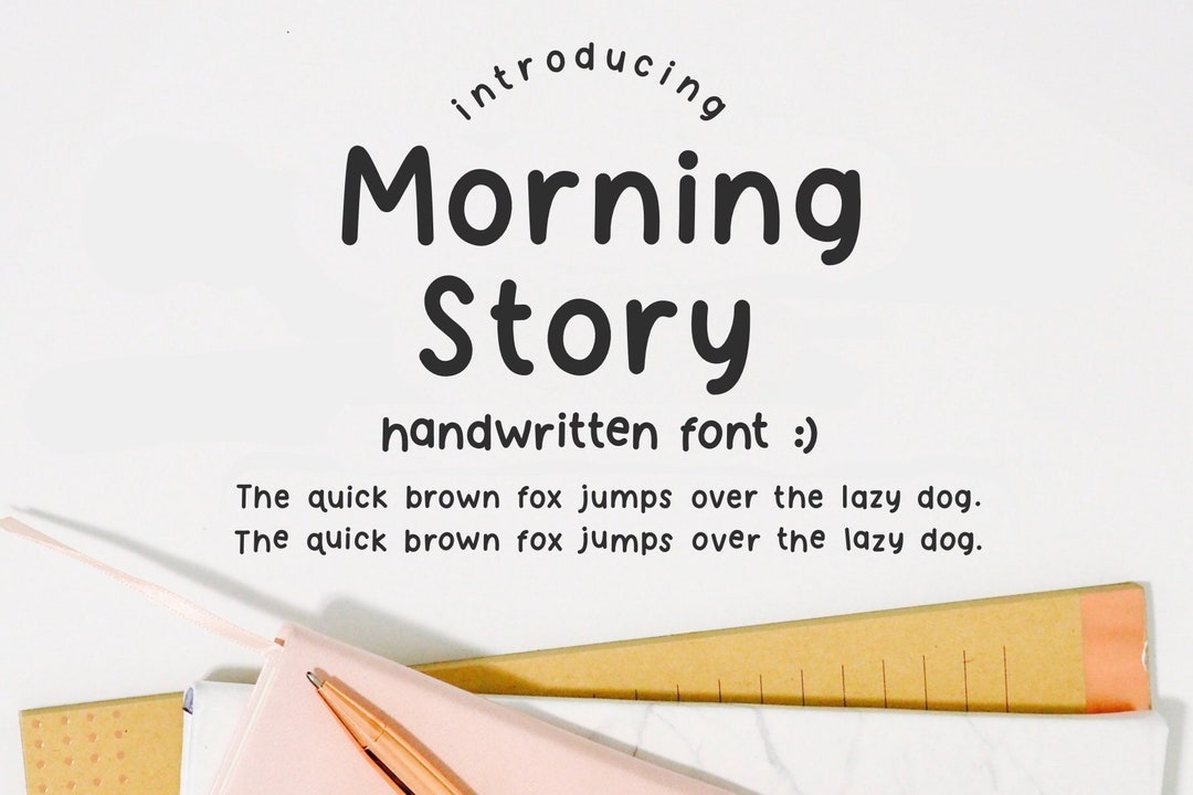 Cute Handwritten Font Handwriting Font Neat Handwriting Bouncy Font ...