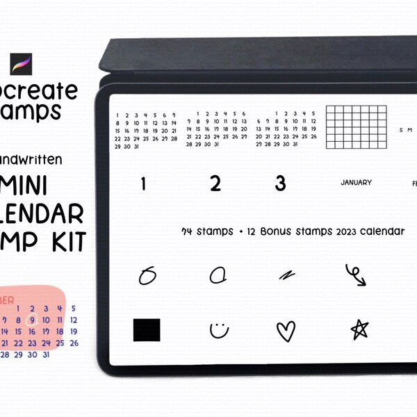 Calendar Stamp - Etsy