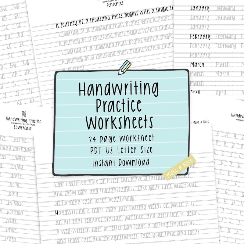 Handwriting for Notes - Etsy