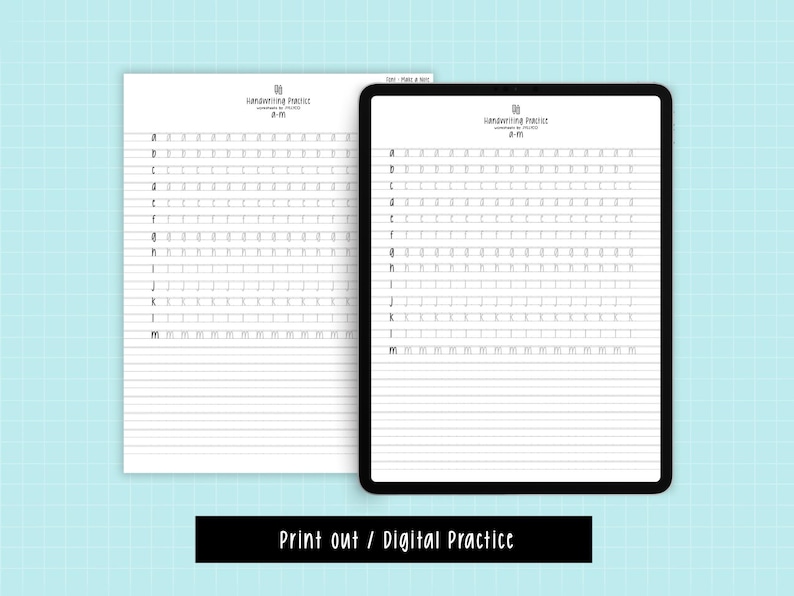 Handwriting Practice Worksheets: Printable Worksheets for Neat Tidy ...