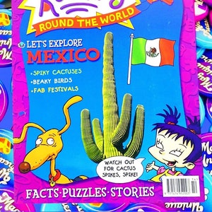 Rugrats Mexico Magazine, Nickelodeon 2002 Issue, Nostalgia - Etsy