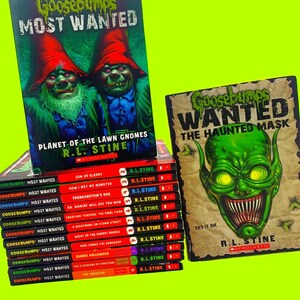 GOOSEBUMPS MOST WANTED R L Stine Kids Horror Paperbacks, Throwback ...