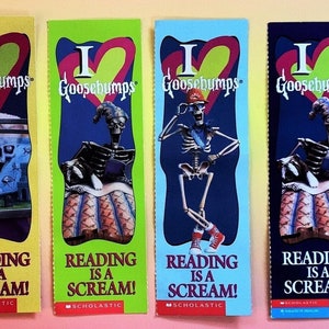Goosebumps Bookmarks 90s Choose a Color - Etsy