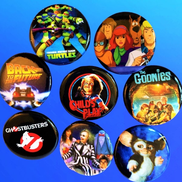 Ninja Turtle Button Pins - Etsy