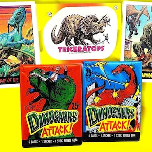 Dinosaurs Attack One Pack (1988) - Etsy