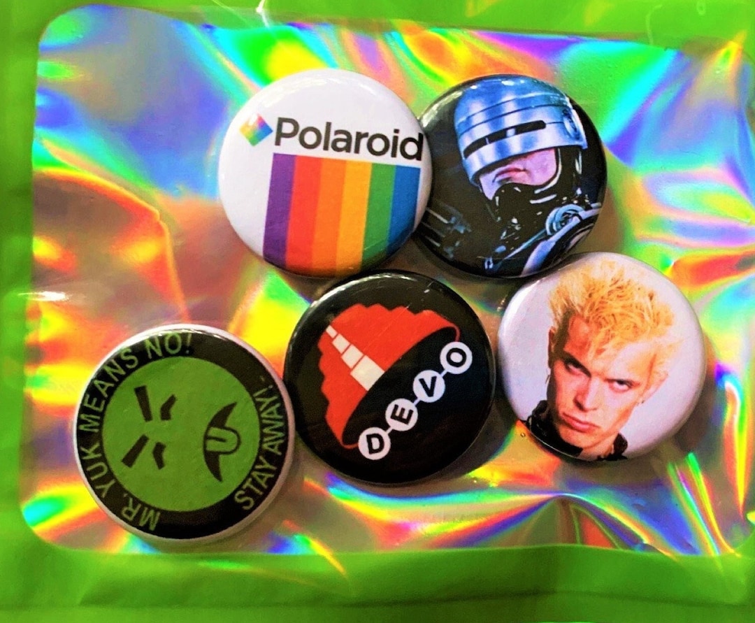 Choose One 80s Style Pinback Button, 80s Pins, 80s Party, 80s Buttons ...