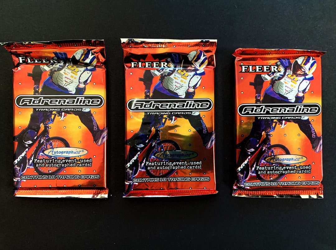 Adrenaline Trading Card Pack (1 Pack of 10 Cards) - Etsy