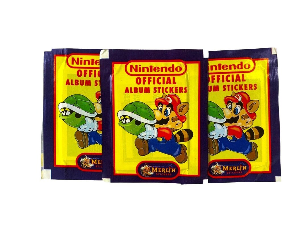 Nintendo Sticker Pack (6 Stickers) 1992 - Etsy