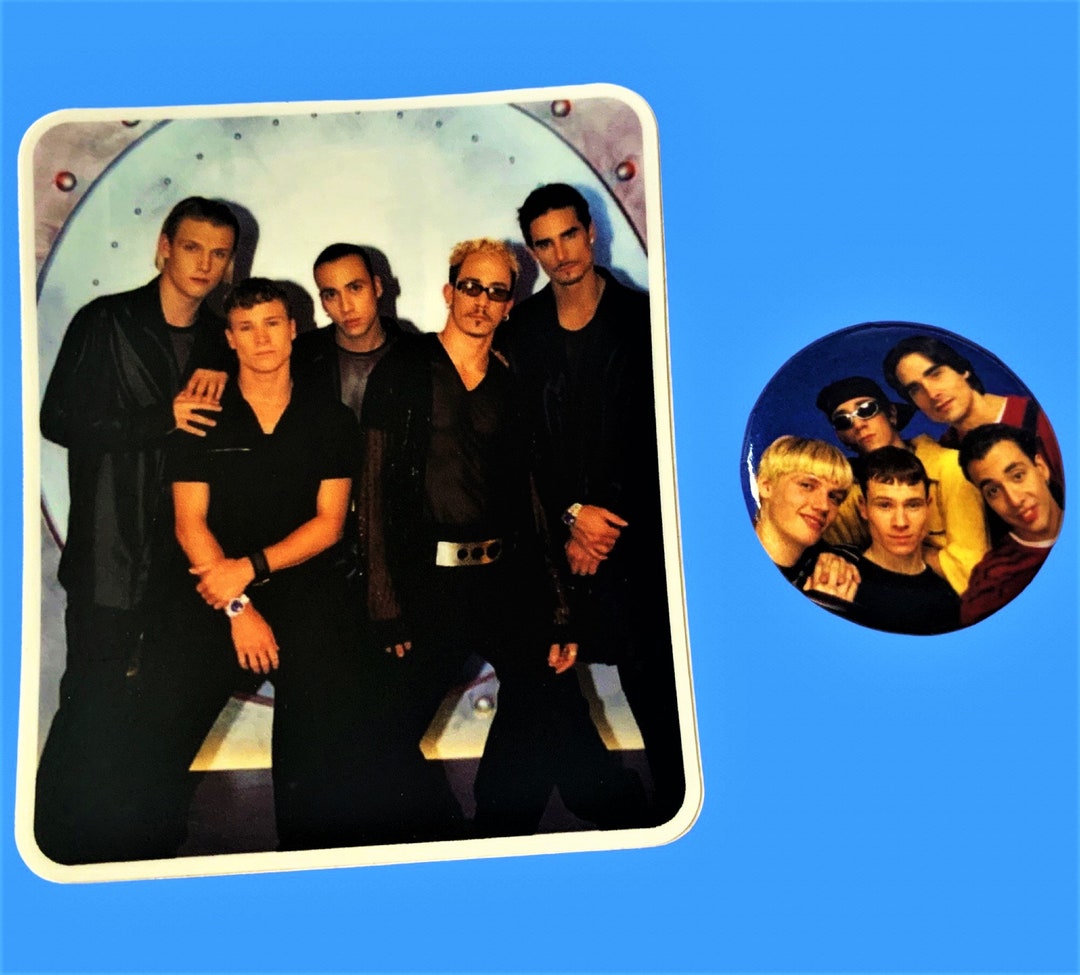 90s Style BSB Sticker and 1 Pinback Button, 90s Pins, 90s Party ...