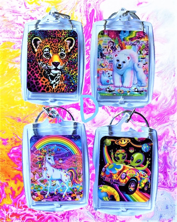 Lisa Frank Keychains, 90's Inspired, Choose One, Part… - Gem