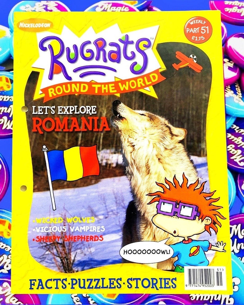 Rugrats Romania Magazine, Nickelodeon 2002 Issue, Nostalgia - Etsy Canada