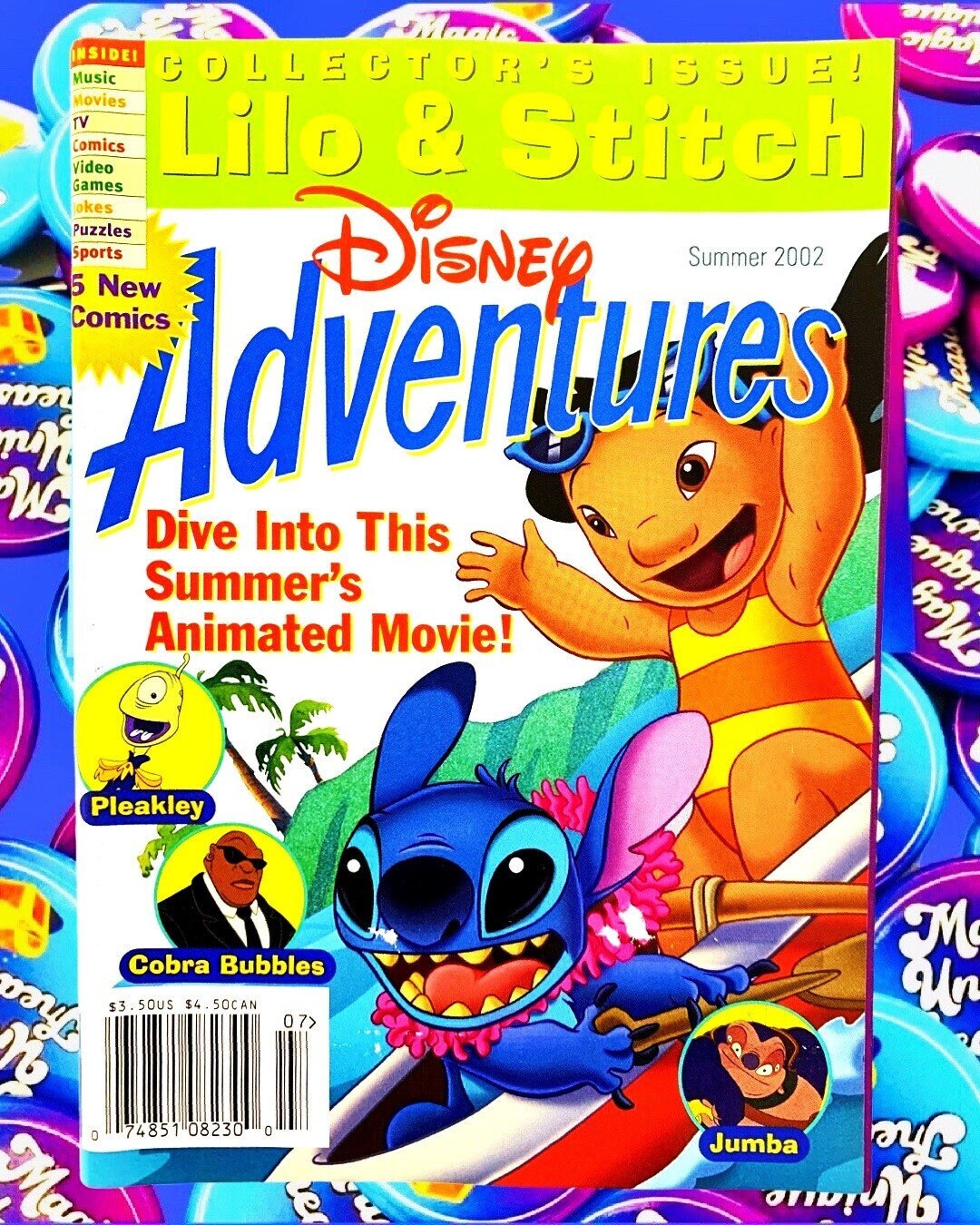 Lilo & Stitch 2002 Disney Adventures Magazine - Etsy