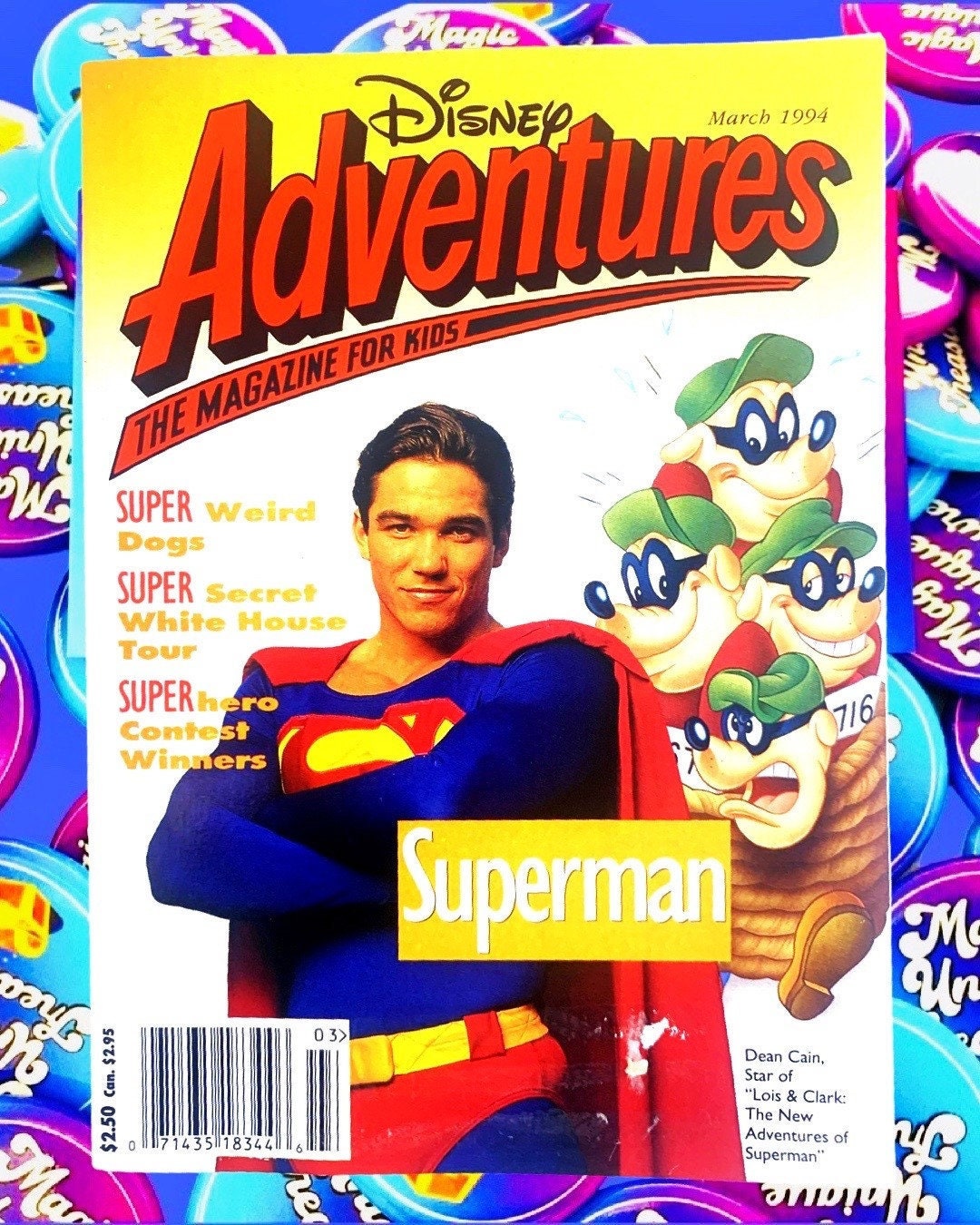 Superman 1994 Disney Adventure Magazine - Etsy