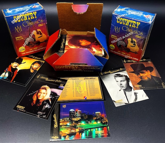 Country's Classics Box Series 1 Trading Card Collection - Etsy